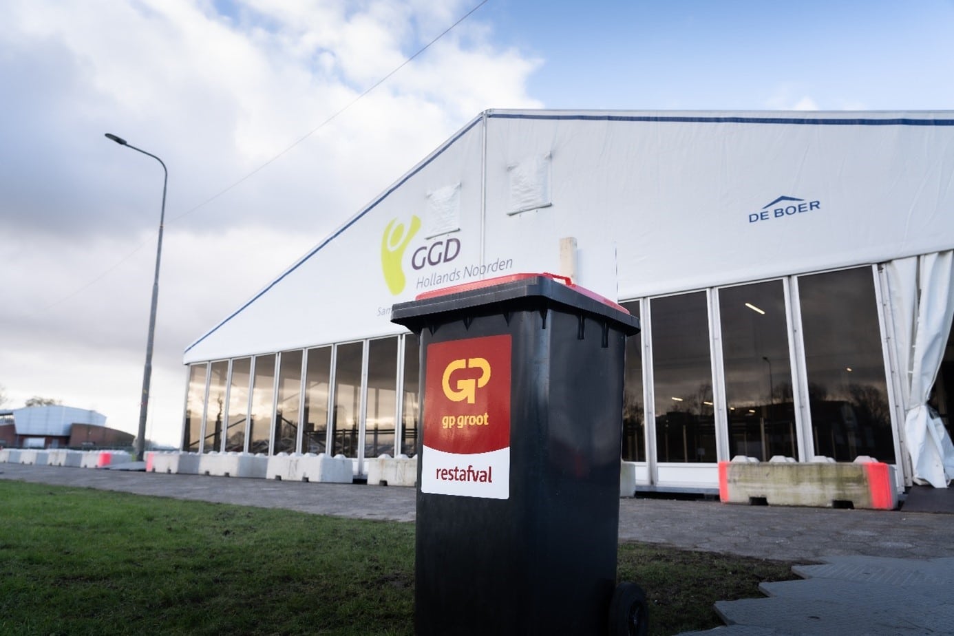 GP Groot verzorgt afvalinzameling eerste vaccinatielocatie Alkmaar | GP ...