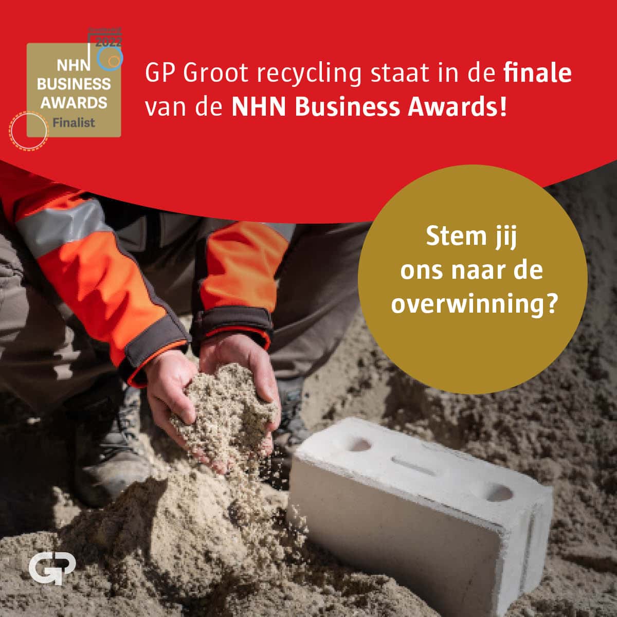 GP Groot recycling: finalist NHN Business Awards 2022 - grootbedrijf ...